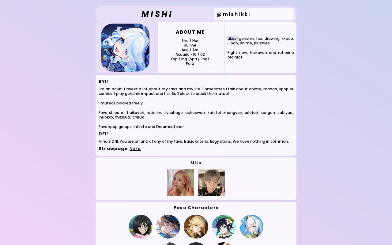 Welcome~ [mishikki.carrd.co]